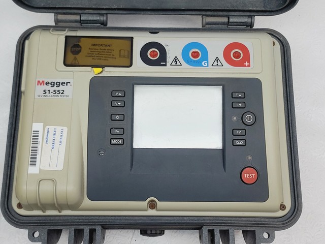 Megger S1-552 5kv Insulation Tester Megohmmeter Fluke 1550 for sale ...