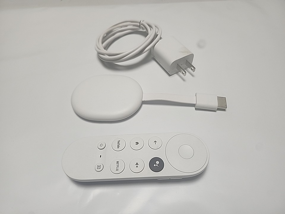 Google Chromecast HD G454V with Google TV and Remote | eBay