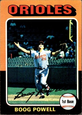 1975 Topps Boog Powell Baltimore Orioles #625 | eBay