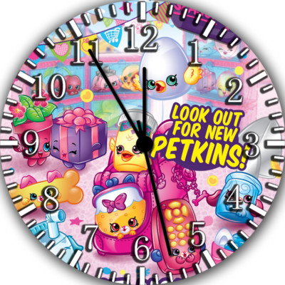 Shopkins Frameless Borderless Wall Clock For Gifts or Home Decor E498 ...