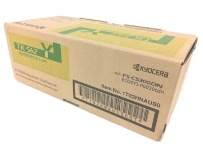 Genuine Kyocera TK-562Y (TK562Y) Yellow Toner Cartridge 632983010983| eBay