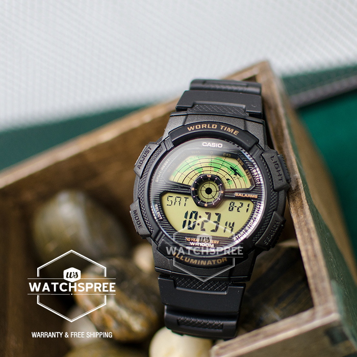 Casio Standard Digital Sporty Design Watch AE1100W-1B | eBay