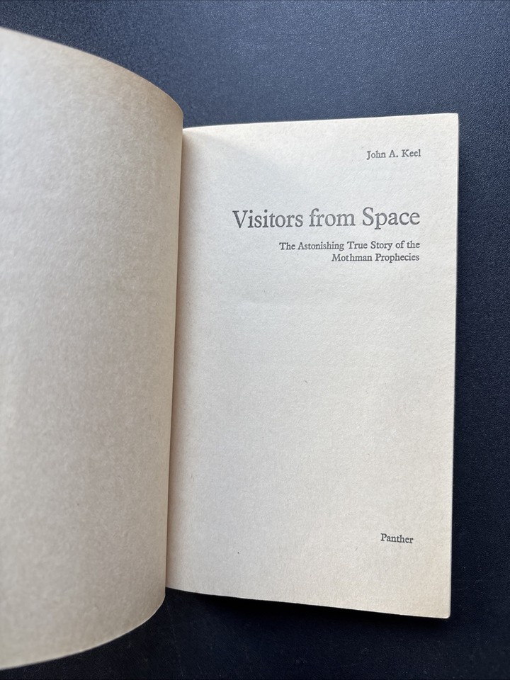 Visitors from Space - John A. Keel (PB Vintage SF Panther - Mothman ...