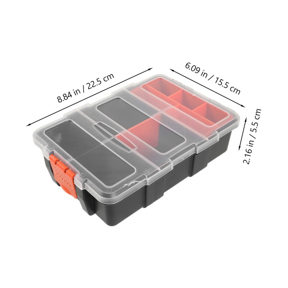Parts Box Storage Screw Organizer Case Tool Boxes with Compartments ...
