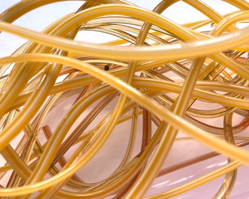 150g Amber vitrigraph stringers, Bullseye 90coe, for glass fusing | eBay