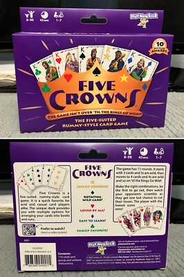 FIVE CROWNS Card Game by Play Monster 9780963469144 | eBay