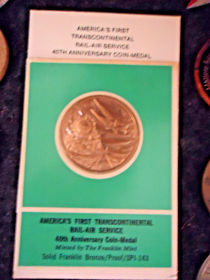 JUNK DRAWER - COINS, TOKENS , FRANKLIN MINT BRONZE PROOF ( XX-5) | eBay