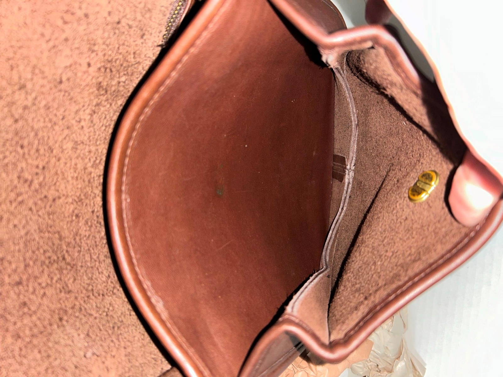 Vintage Coach Large Sidepack 9979 Mahogany Dark Brown Made In USA 1995 ...