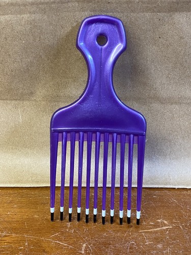 Vintage 1980s USA Patent 4345608 Large Color Dip Hair Pick Lift Comb ...