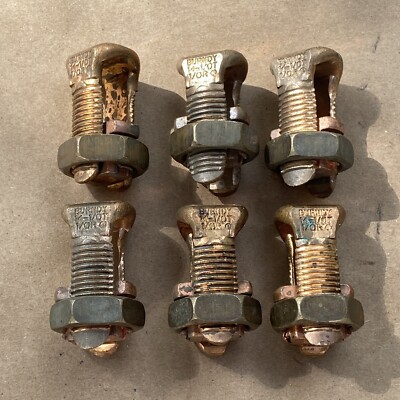 Lot of 5 - Burndy KS25 Copper Split Bolt Wire Connector 2.5-50* 14-1/OT ...