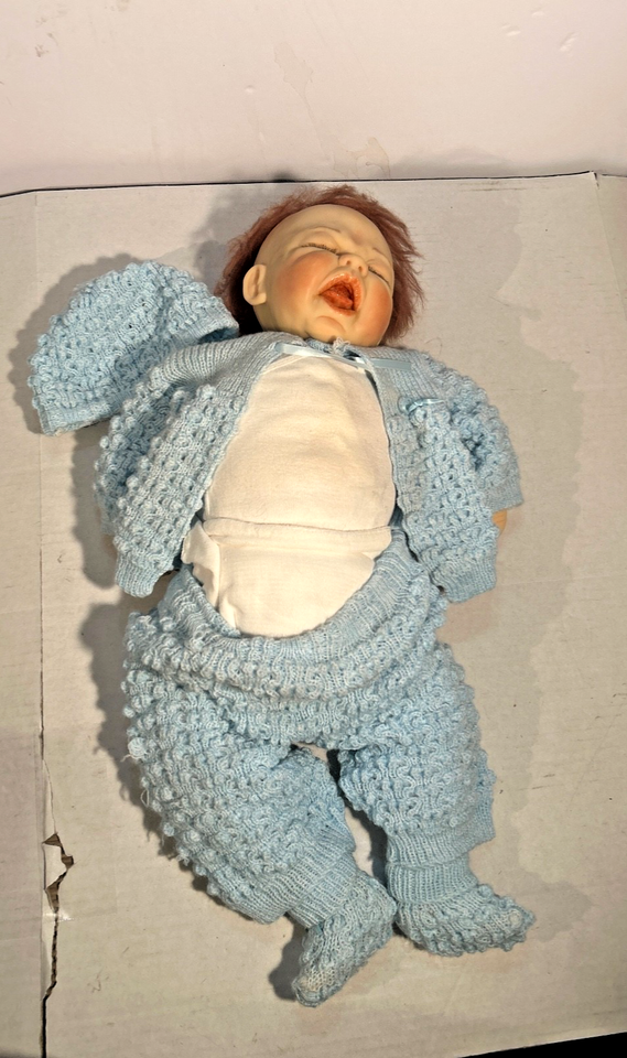 Sheila Michael reborn doll weighted vintage 2001 baby boy 22 inch ...