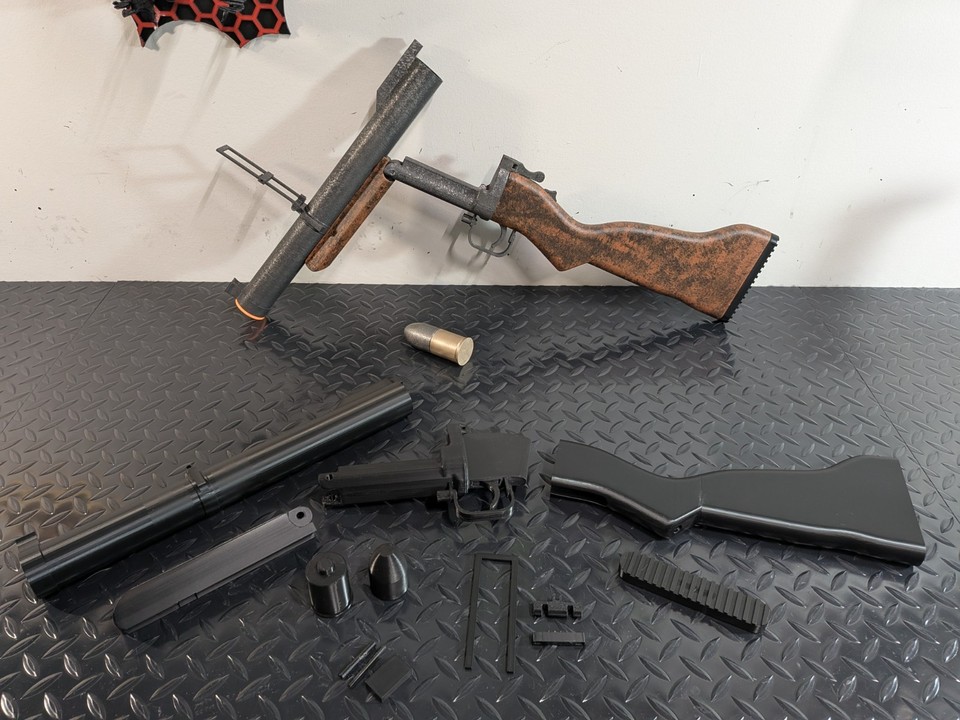 M79 Grenade Launcher - Thumper - V2 Wood Grain - 3D Printed - DIY ...