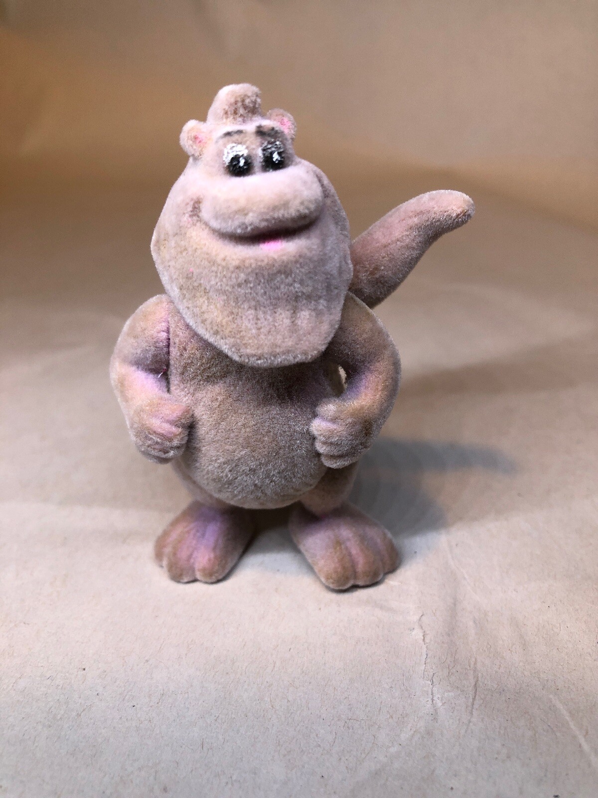 1986 Wooly What's-It 3" Fuzzy Velvet Action Figure Teddy Ruxpin Worlds ...