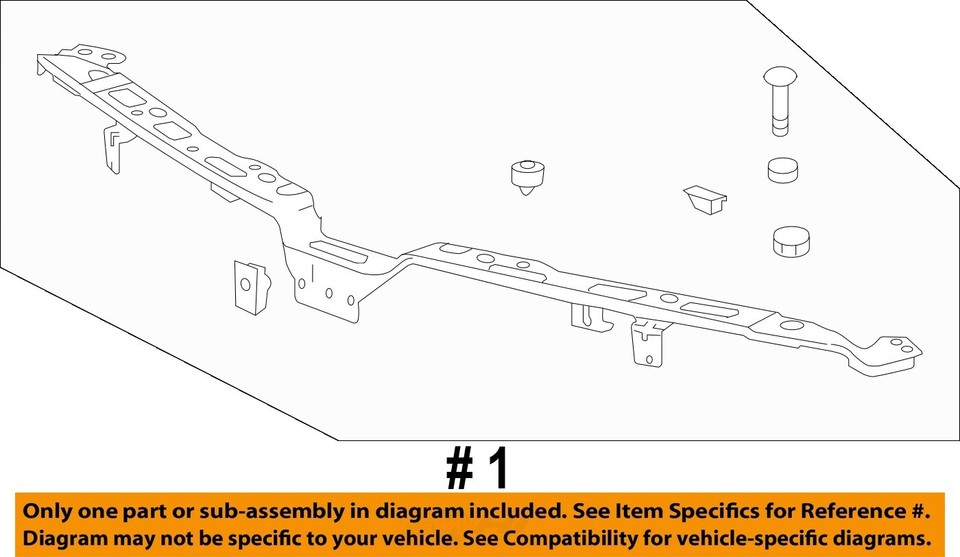 GM OEM 19-23 XT4 Front Bumper Grille Bumper Components-Upper Support ...