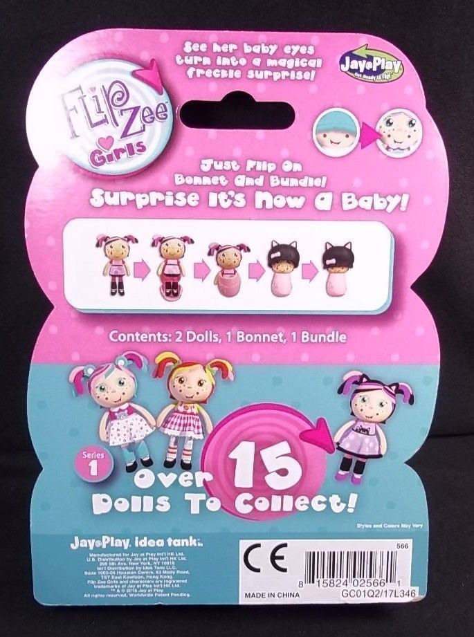 Flip Zee Girls Series 1 flip from big girl to baby 2 pack NEW #2 | eBay
