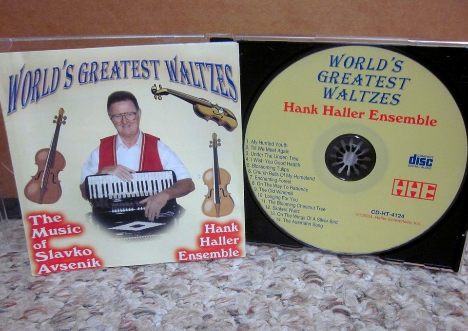 HANK HALLER ENSEMBLE polka World’s Greatest Waltzes CD Slavko Avsenik ...
