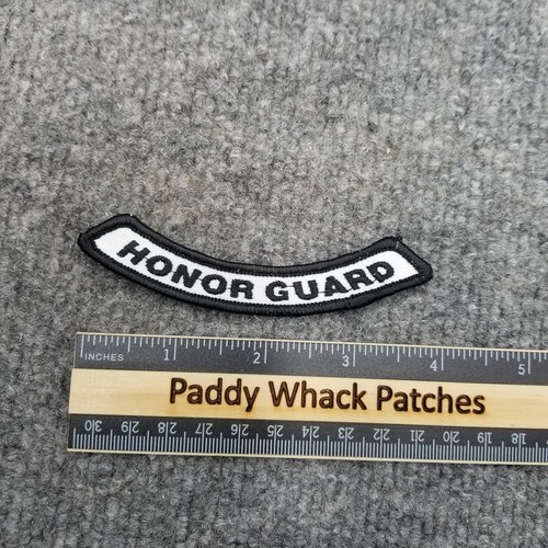 Honor Guard Tab Patch Black White | eBay