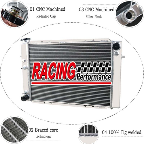 3 Core Aluminum Radiator For 1986-96 Holden Commodore VL VN VP VQ VS ...
