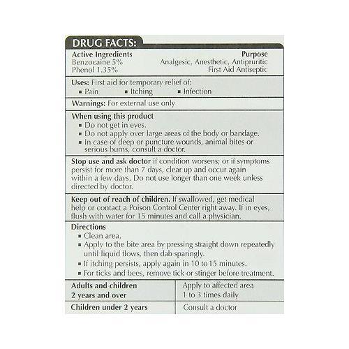 Cutter Bite Md 1 2 Ounce Insect Bite Relief Stick Stops Pain Relieves ...