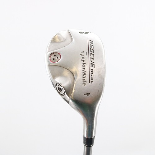 TaylorMade Rescue Dual 4 Hybrid 22 Degrees Graphite Senior Right-Handed ...