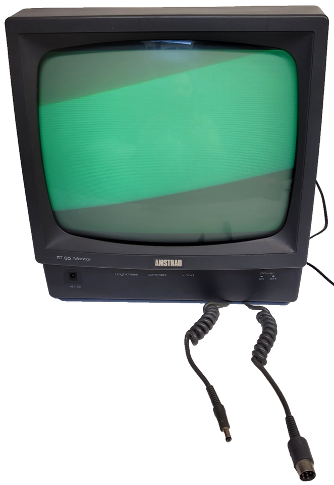 Amstrad GT-65 Monitor Screen Visual Display Unit Vintage Power Tested ...