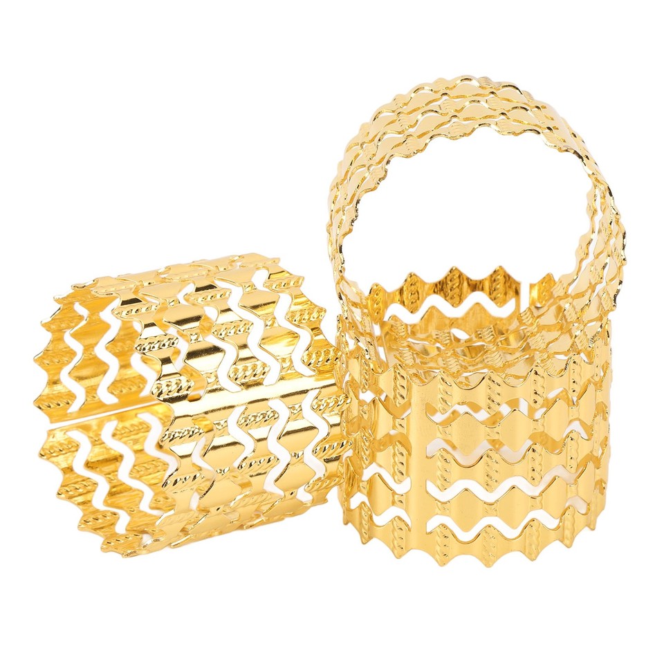 10pcs Napkin Rings Metal Napkin Ring Holder For Wedding Receptions ...