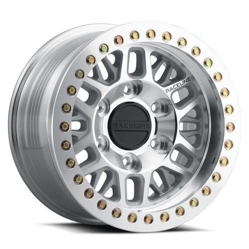 17x9 Raceline RT951M Ryno BEADLOCK Machined Wheels 5x5 (-12mm) Set of 4 ...