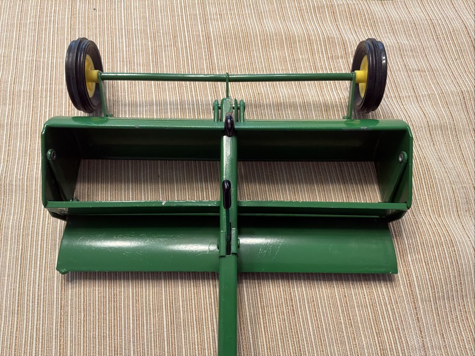 Vintage John Deere Box Carry Scraper Dirt By Ertl 1/16 Scale Farm Toy ...