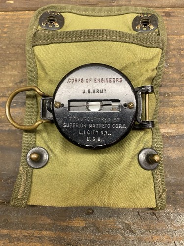 US WWII M1938 Compass & Original Pouch | eBay