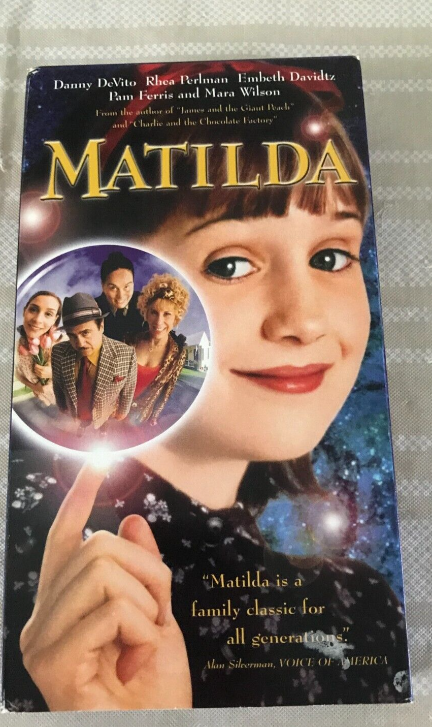 Matilda VHS Tape Movie Danny DeVito Rhea Perlman Mara Wilson 2004 ...