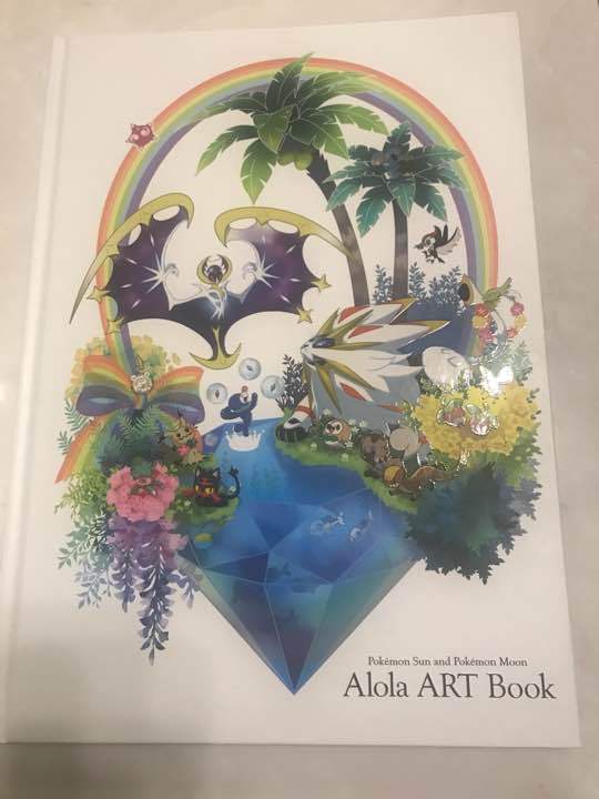 Pokemon Center Original Limited Alola Art Book Pokemon Sun and Moon ...