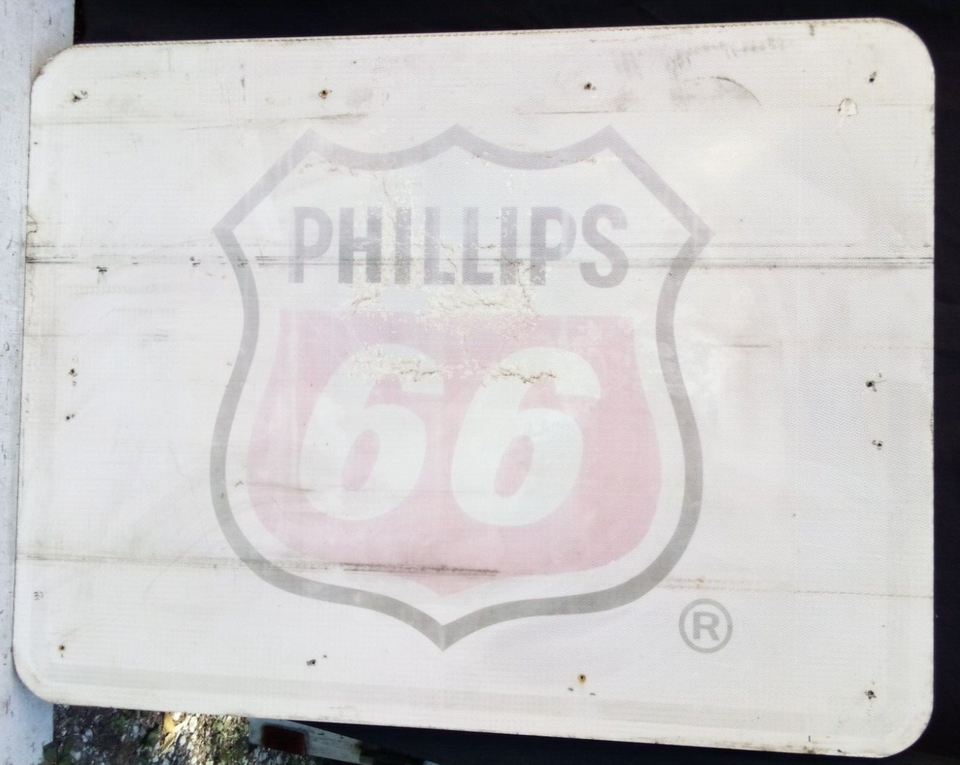 AUTHENITC RETIRED HOOTERS/PHILLIPS 66 ADVERTISING HWY EXIT SIGN 48X36 ...