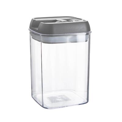 Flip Lock Plastic Food Storage Container Kitchen Pantry Food Canister ...