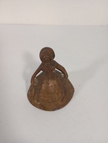 Antique Victorian Maid Brass Bell Heavy 2" | eBay