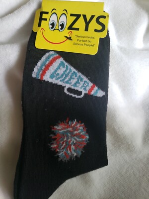 1 Pair Foozy Unisex Cheerleading Novelty Socks, New with Tags | eBay