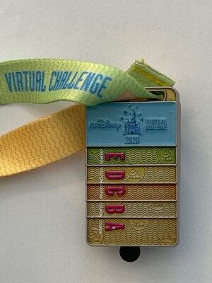 Run Disney Virtual 5K Challenge 2020 Ticket Book Medal Pin (D9) | eBay