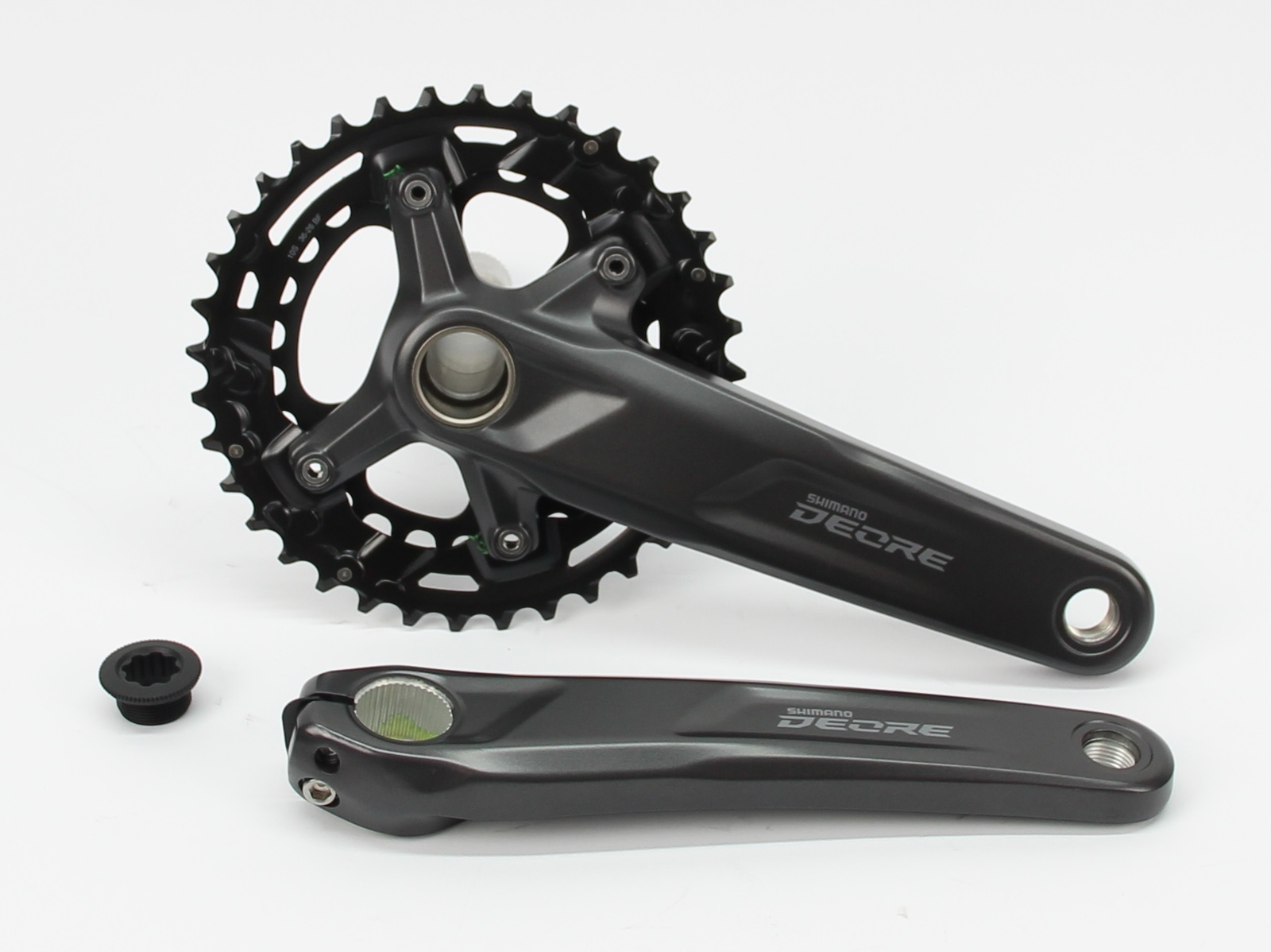 Shimano Deore FC-M4100 36-26 Kurbelgarnitur Hollowtech II M4100 Kurbel ...