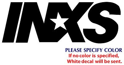 INXS Metal Music Rock Band Funny TV JDM Vinyl Sticker Decal Car Window ...