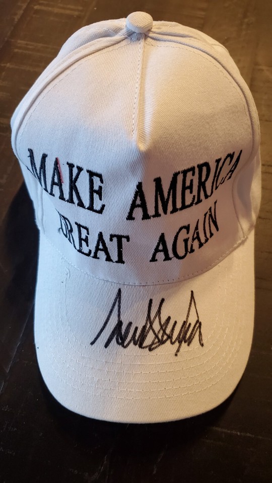 President Donald Trump Signed Autographed MAGA KAG Baseball Cap Hat ...
