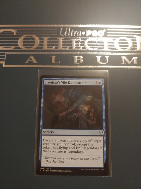 MTG Irenicus's Vile Duplication Commander Legends: Battle for Baldur's ...