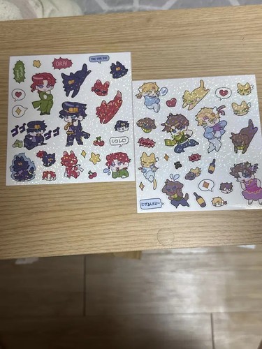 Jojo Kalsun Sticker Kakyoin Jotaro Joseph Caesar Part 2 Part 3 | eBay