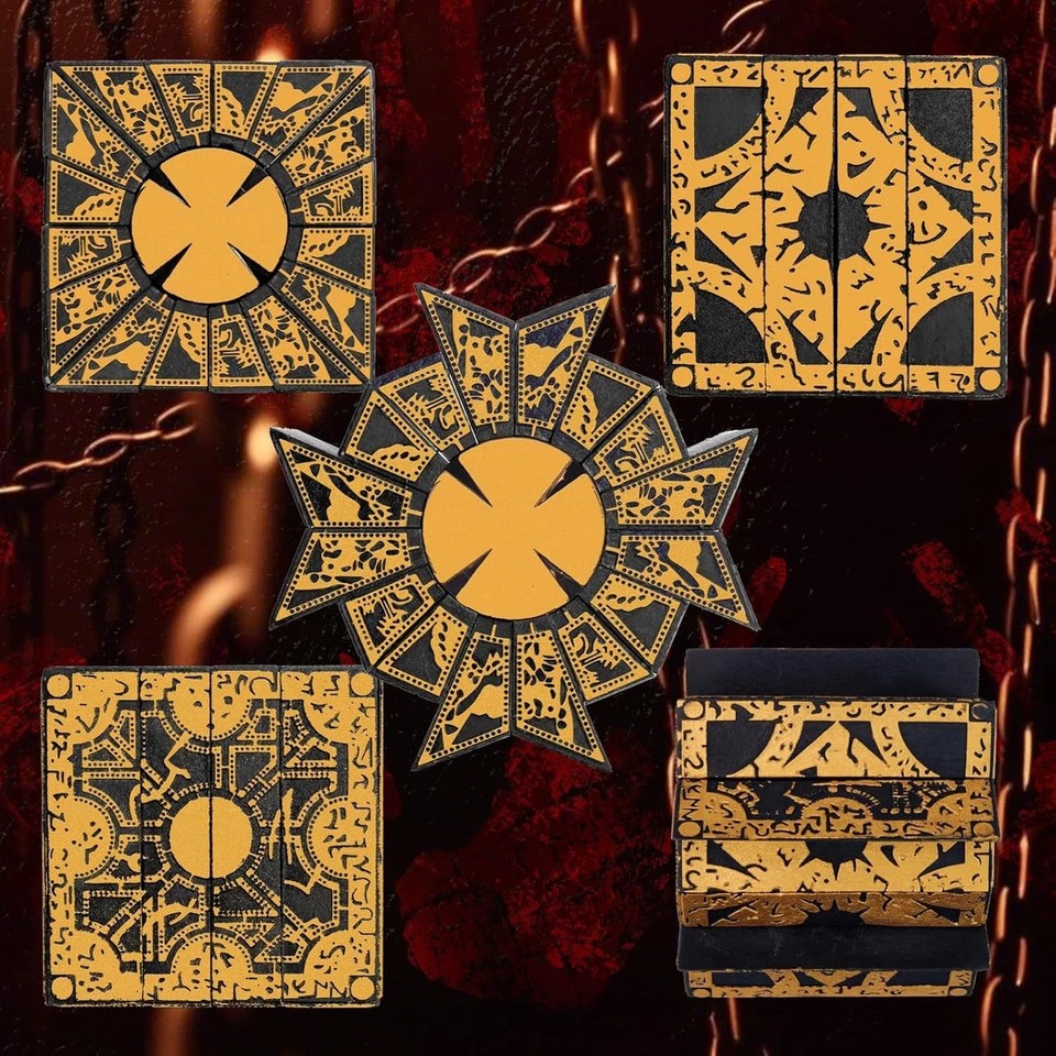 Hellraiser Cube Puzzle Box Lament Configuration Functional Pinhead Prop ...