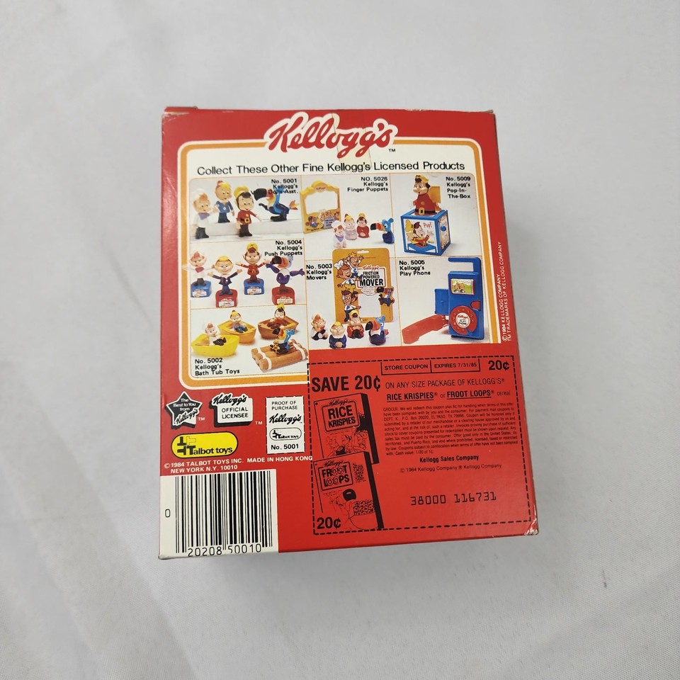 Kelloggs Doll Toucan Sam Toy Froot Loops 1984 Posable Arms Cereal ...