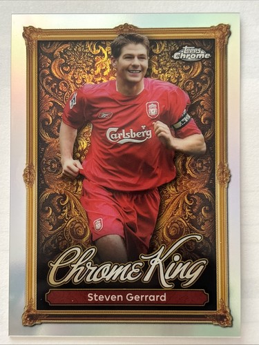 Topps 2026 Premier League Chrome King Steven Gerrard CK12 Liverpool FC ...
