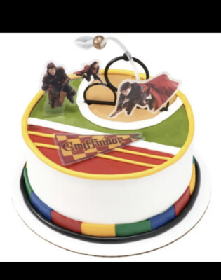 Decopac Harry Potter Quidditch Chase DecoSet Cake Topper Decoration ...