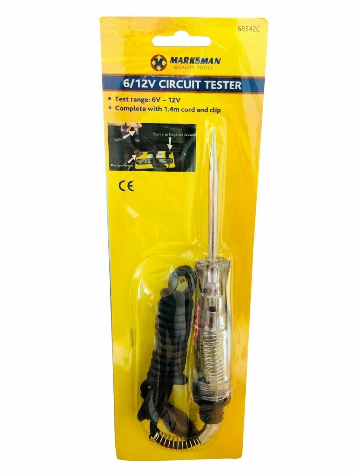 Automotive Car DC 6-12V CIRCUIT TESTER Heavy Duty Wire Test Light Probe ...