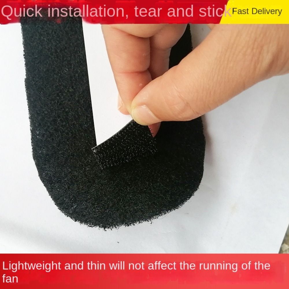 5 PCS Eliminate Odors Blade Clean Air Ceiling Fan Dust Filter Ceiling ...