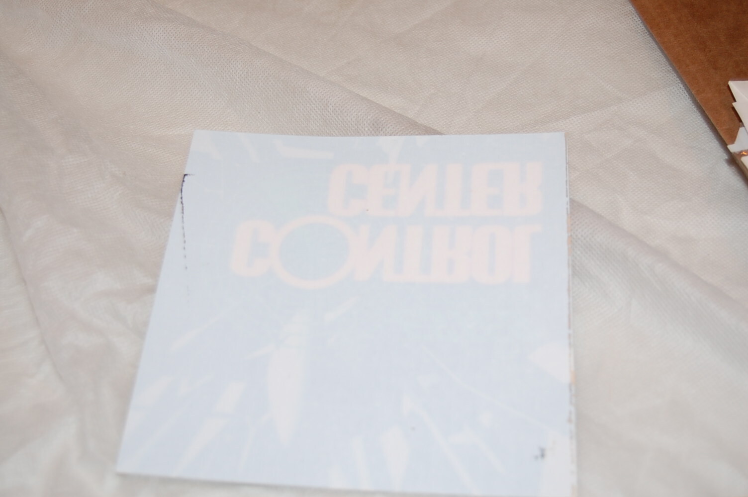 ESTES ROCKETS? VINYL PEEL & STICK STATIC WINDOW ROCKET CONTROL CENTER ...