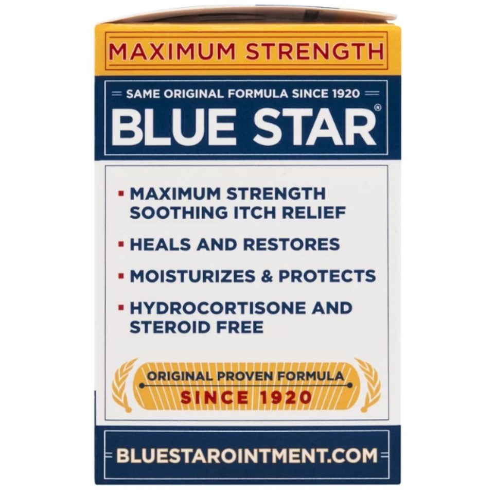 Blue Star Anti-Itch Medicated Ointment 2 Oz | eBay