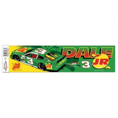 DALE EARNHARDT JR #3 SUNDROP 2022 WINCRAFT 3X12 BUMPER STICKER DECAL ...